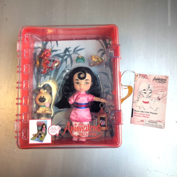Disney | Toys | Nwt Mulan Disney Store Animators Collection Mini Doll ...